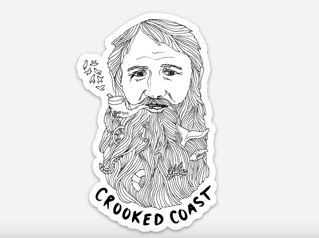 Crooked Coast Stickers